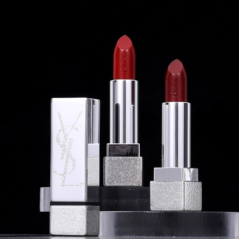 YSL Silver square tube lipstick 3.8g – aluwei-beauty